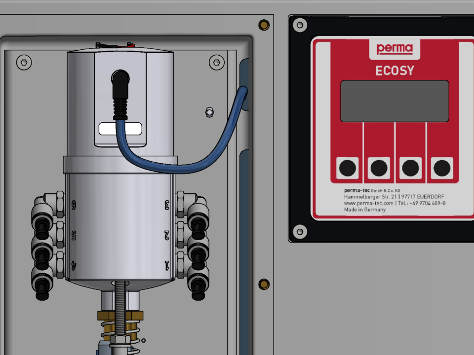 perma ECOSY: Ölschmierung für 6 Schmierstellen gleichzeitig - perma